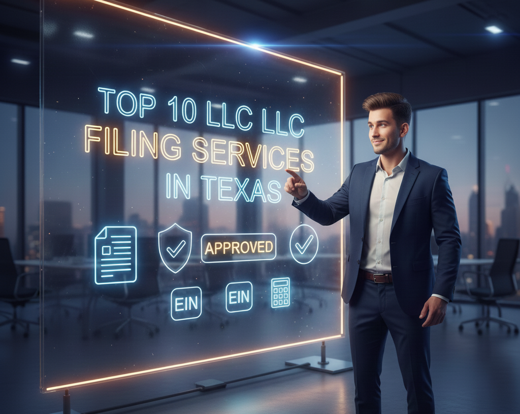 10 Best LLC Filing Services in Texas | Fast & Reliable Setup